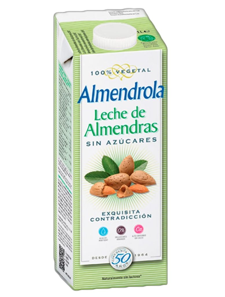 Almendrola Leche de Almendras Sin Azúcar 1000 ml – Cuencalicor