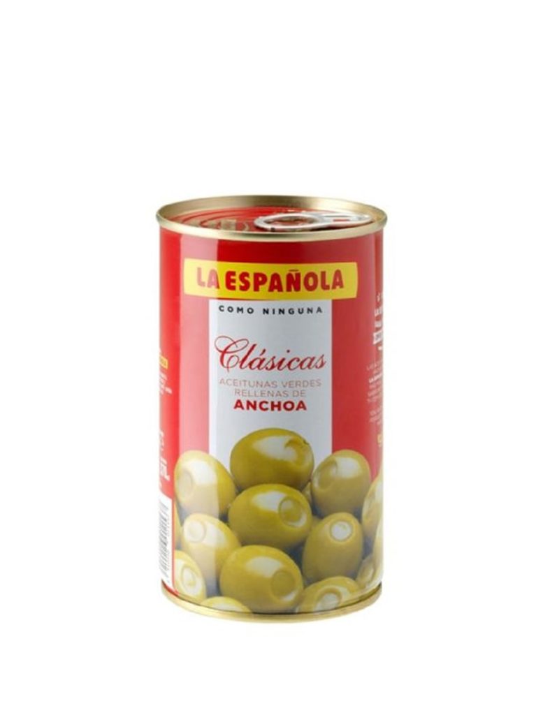 La Española Aceitunas Rellenas de Anchoas 300 gr – Cuencalicor